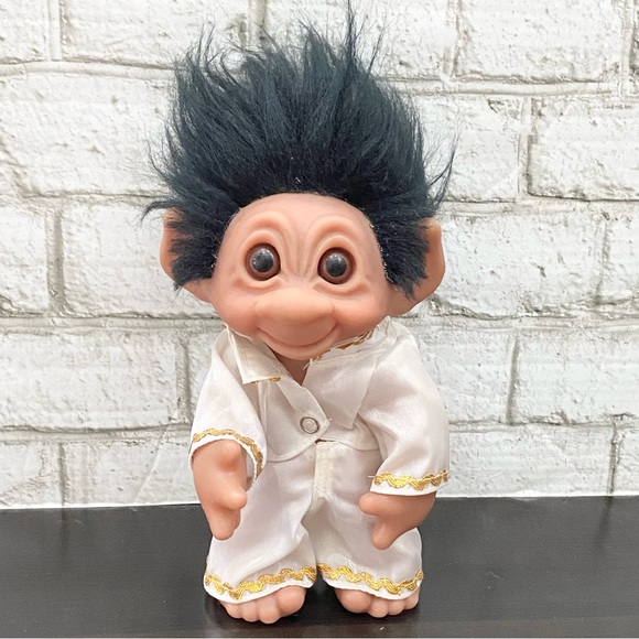 Thomas Dam | Toys | Vintage Troll Thomas Dam 977 Denmark Elvis Presley ...
